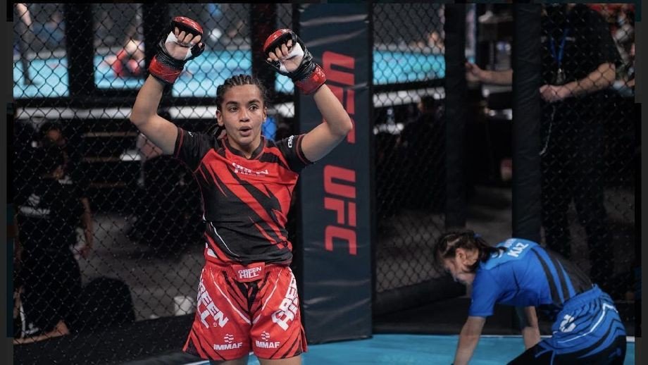 first Indian woman MMA fighter to win at amateur worlds - Combat Kinetics